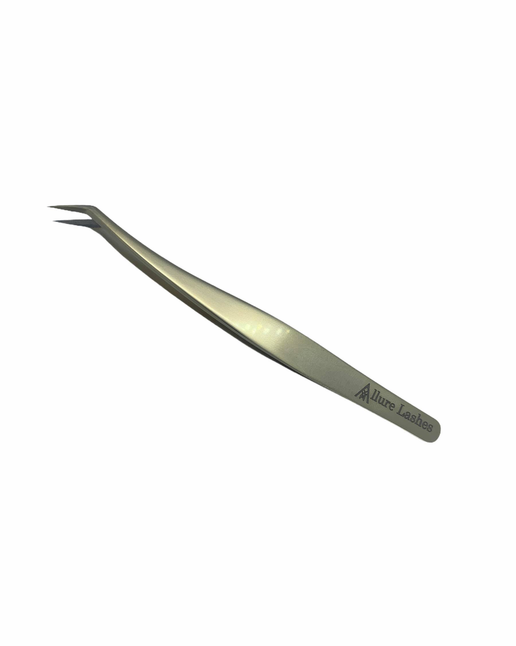 Camellia 45 degrees long pincet – Allurenlashes.com
